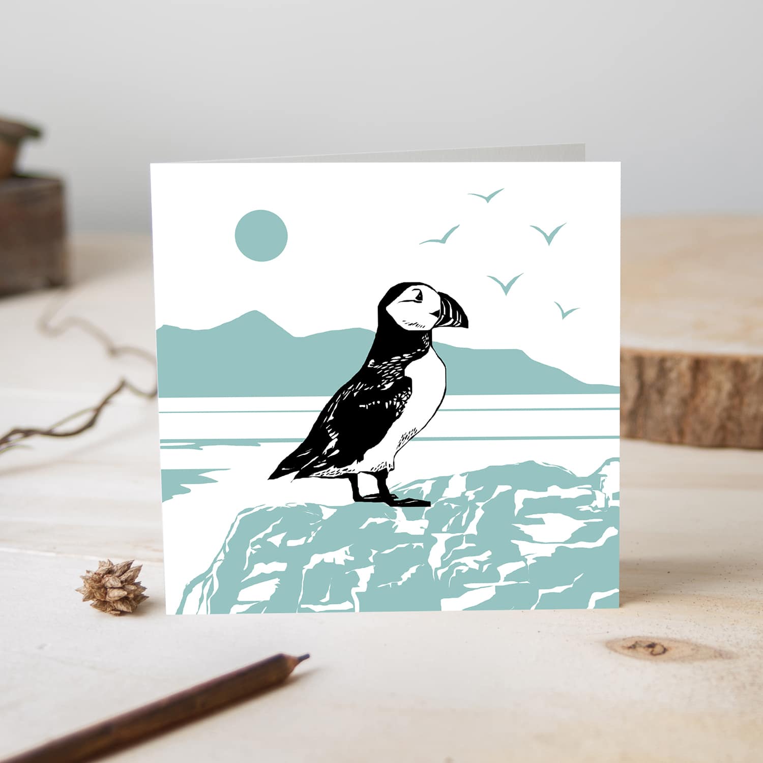 Puffin Card | One World - Perkins and Morley Designs